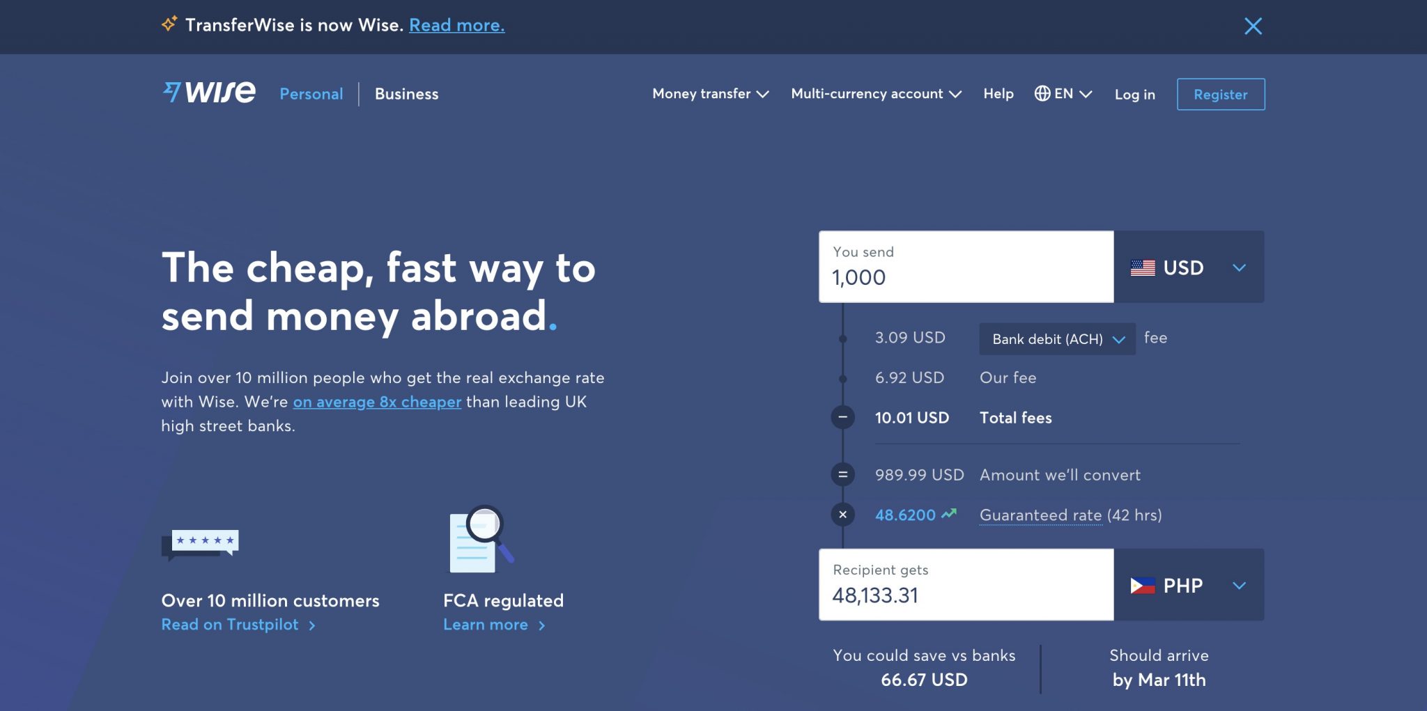 How to transfer money using Wise (formerly TransferWise)