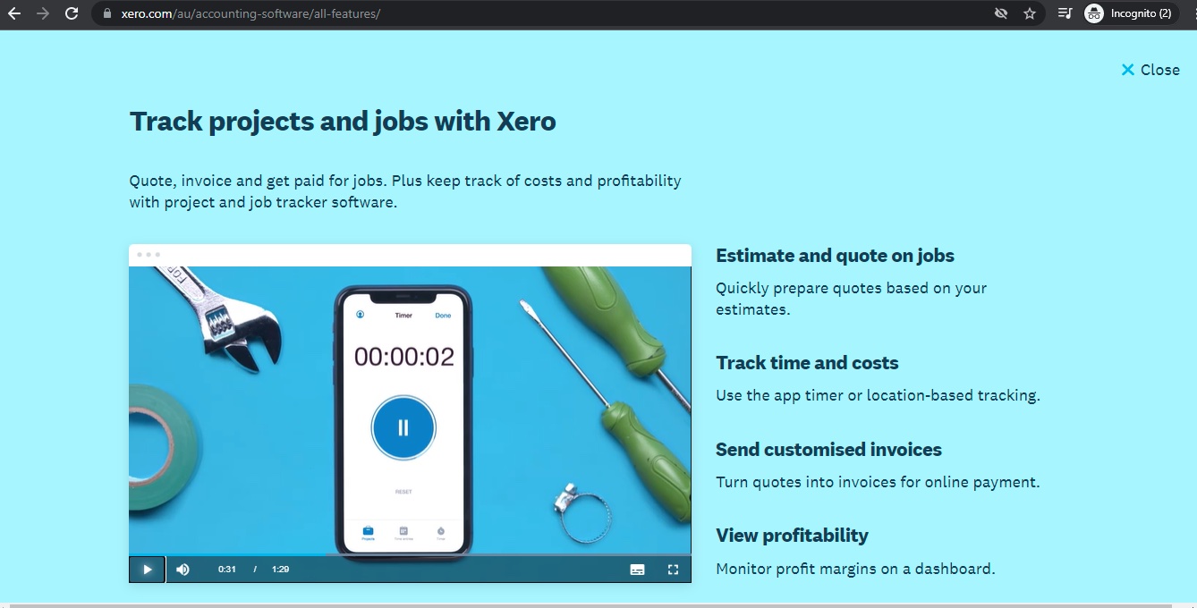 The pros and cons of Xero’s time tracking feature