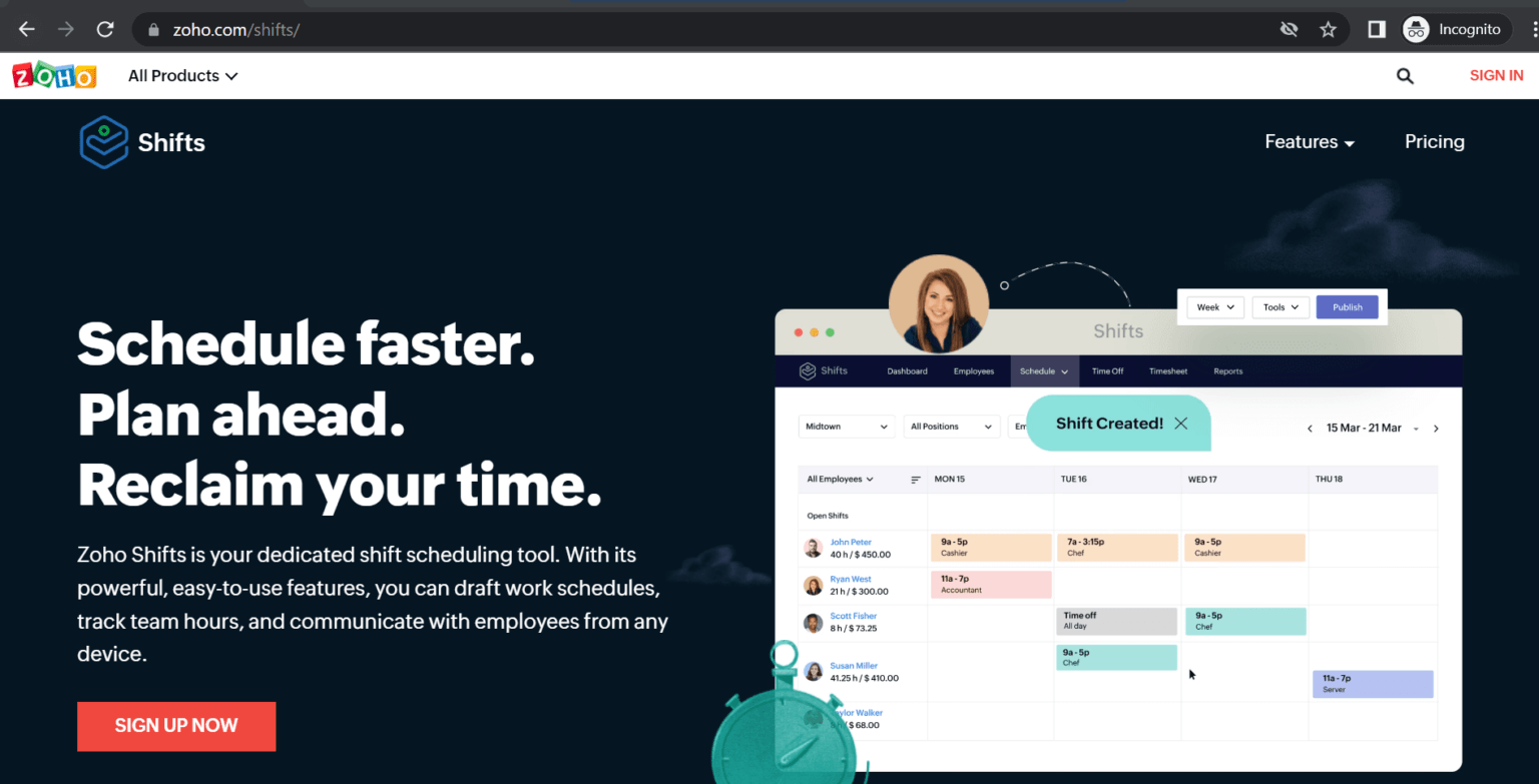15 best shift scheduling software (key features, pricing) - Time Doctor ...